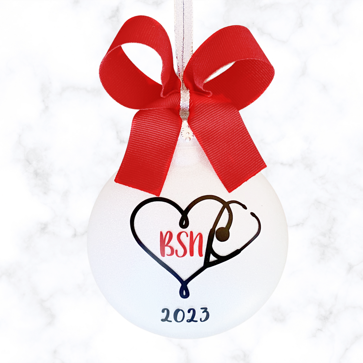 BSN Nurse Ornament, Nurse Graduation Gifts – Pear Tree Personalizations